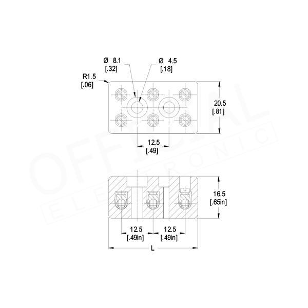 Svorkovnice keramická WECO 4003-B | Official Electronic, s.r.o.