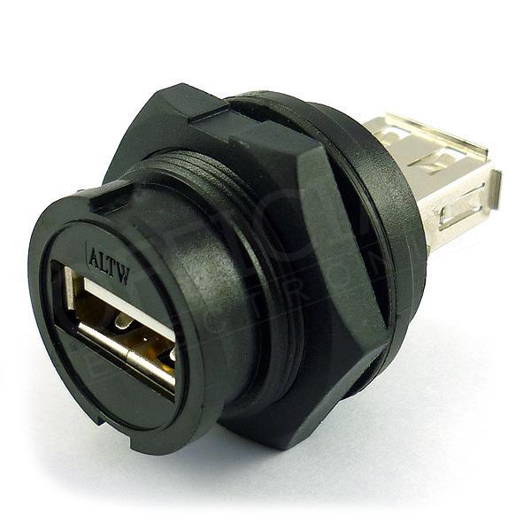 Vodotěsný USB konektor na panel LTW UA-20PMFJ-NC7001 | Official ...